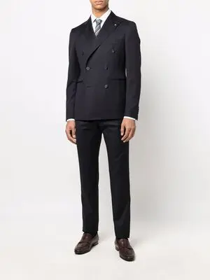 Tagliatore Fitted Double-breasted Suit