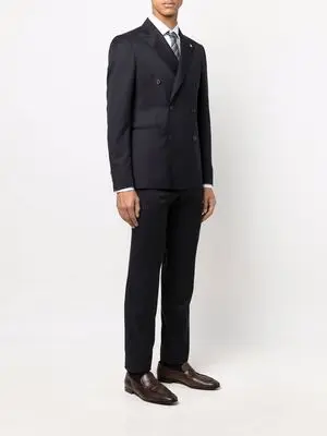 Tagliatore Fitted Double-breasted Suit