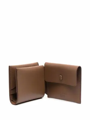 Acne Studios Grained-effect Trifold Wallet