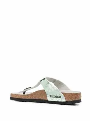 BIRKENSTOCK Crocodile-effect Sandals