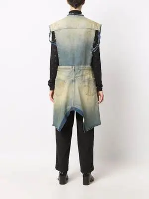 MAISON MARGIELA Derelict Asymmetric Denim Gilet