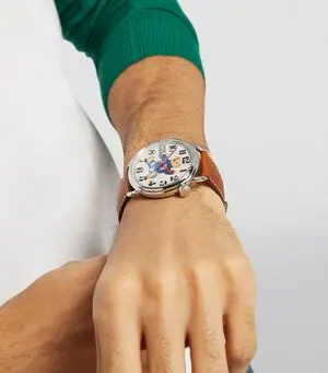 Polo Ralph Lauren Steel Sitting Polo Bear Strap Watch