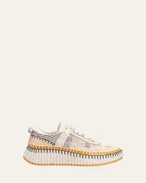 Chloé Nama Walking Sneakers - Biscotti Beige