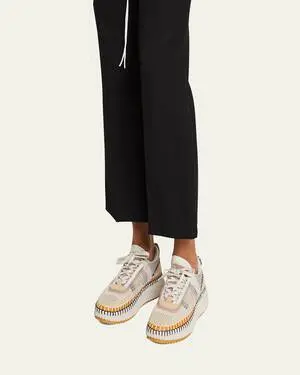 Chloé Nama Walking Sneakers - Biscotti Beige