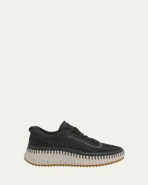 Chloé Nama Walking Sneakers - Black