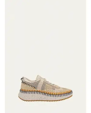 Chloé Chloe Nama Walking Sneakers Cream