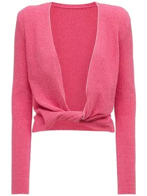 Jacquemus Le Gilet Noue Twisted Sweater - Pink
