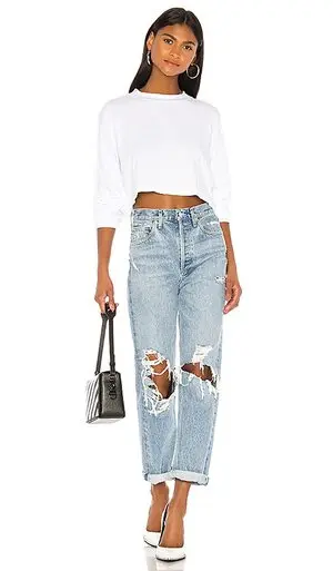 Cotton Citizen Tokyo Crop Shirt - White