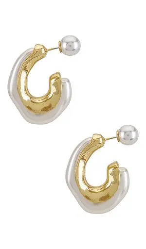 8 Other Reasons X Otter Pearl Hoop Earrings