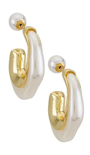 8 Other Reasons X Otter Pearl Hoop Earrings