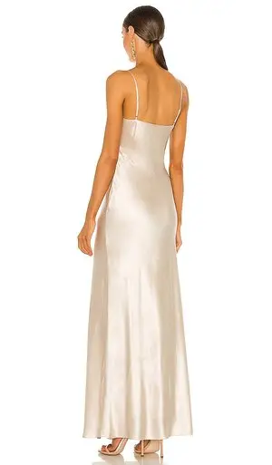 L'Agence Serita Maxi Dress - Champagne