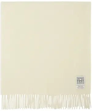 TOTEME TOTEME Beige Classic Scarf 105 Creme