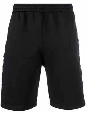 Off-White Logo Tape Track Shorts - Black