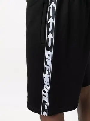 Off-White Logo Tape Track Shorts