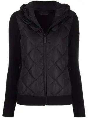 Canada Goose Hybridge Padded Knit Hoodie - Black