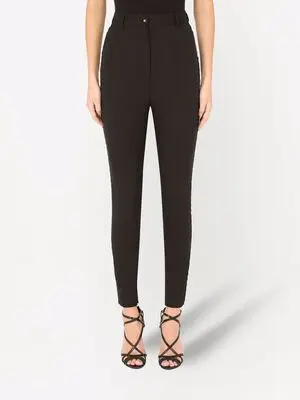 Dolce & Gabbana Crystal-embellished Tuxedo Trousers
