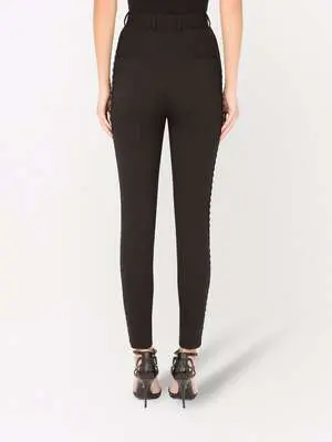 Dolce & Gabbana Crystal-embellished Tuxedo Trousers