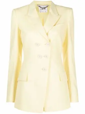 Stella McCartney Double-breasted Blazer - Yellow