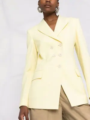 Stella McCartney Double-breasted Blazer - Yellow