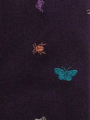 Paul Smith Insect Embroidery Silk Tie