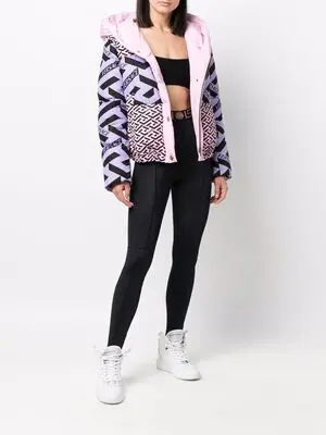 Versace Greca Waistband Performance Leggings