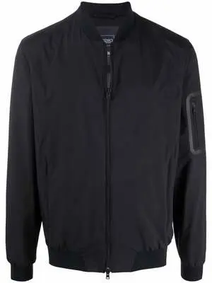 Herno Zip-pocket Bomber Jacket - Black