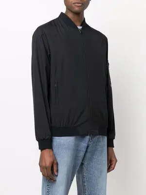 Herno Zip-pocket Bomber Jacket - Black