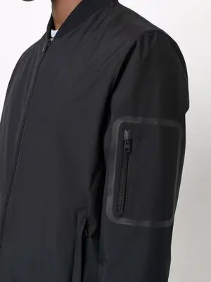 Herno Zip-pocket Bomber Jacket - Black