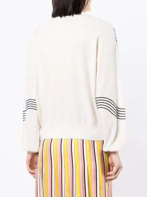 Markus Lupfer Graphic Print Merino Wool Jumper