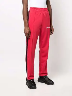 Palm Angels Side-stripe Track Pants - Red