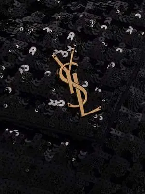 Saint Laurent Joe Sequin-embellished Backpack