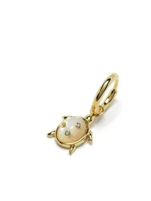 ESHVI Single Turtle Hoop Earring