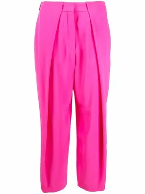 Balmain Pleated High-waisted Trousers