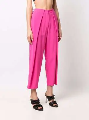 Balmain Pleated High-waisted Trousers