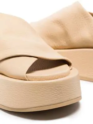Marsèll Crossover-strap Platform Sandals - Neutrals