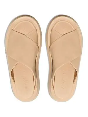 Marsèll Crossover-strap Platform Sandals - Neutrals
