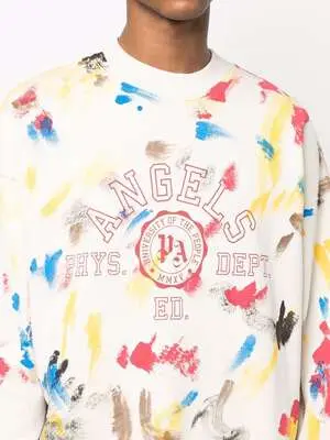 Palm Angels Painted College Sweatshirt