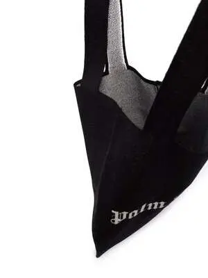 Palm Angels Logo-print Tote - Black
