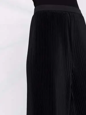 Fabiana Filippi Straight-leg Plissé Trousers - Black