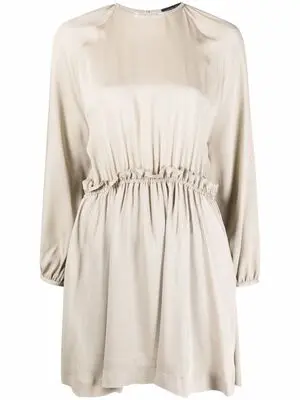 Gathered Waist Mini Dresses
