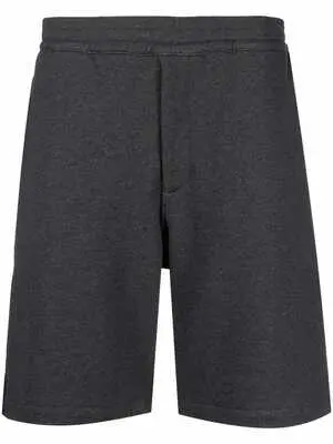 Alexander McQueen Stripe Detail Track Shorts - Grey