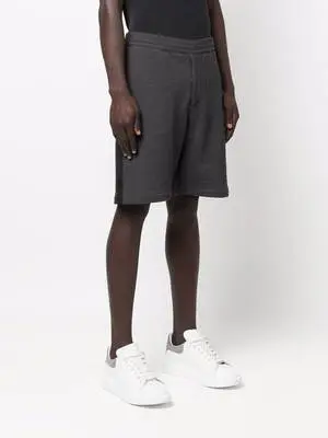 Alexander McQueen Stripe Detail Track Shorts - Grey