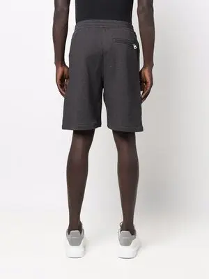 Alexander McQueen Stripe Detail Track Shorts - Grey
