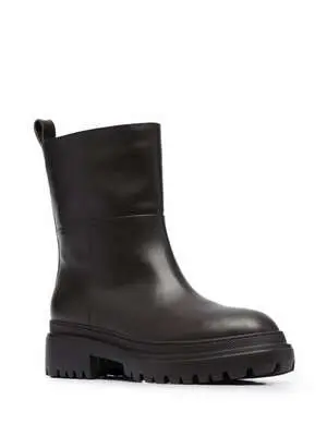 L' AUTRE CHOSE Leather Ankle Boots