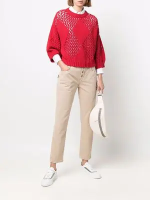 Brunello Cucinelli Cropped Chino Trousers