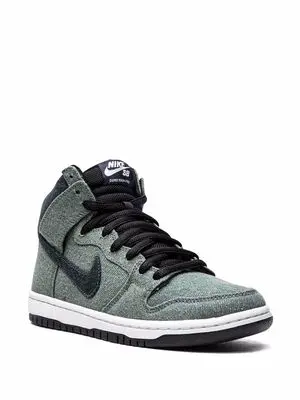 Nike Dunk Sb High Denim Sneakers