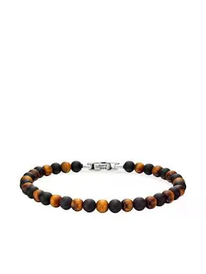 David Yurman Sterling Silver Spiritual Beads Bracelet - Brown