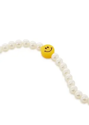 CHAINED & ABLE Bad Kid Smile Faux Pearl Necklace