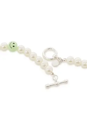 CHAINED & ABLE Bad Kid Smile Faux Pearl Necklace