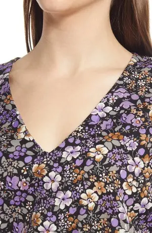 Vero Moda Isa Floral Print Mini Dress